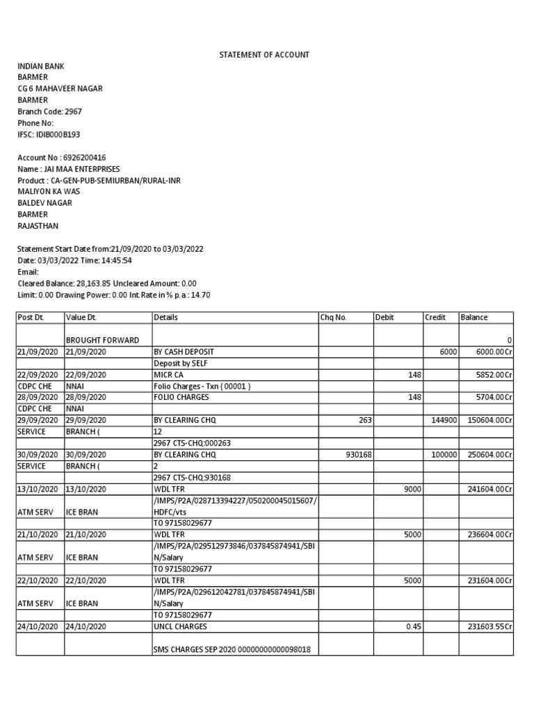 Jai Maa Enter | PDF | Business | Banking Technology