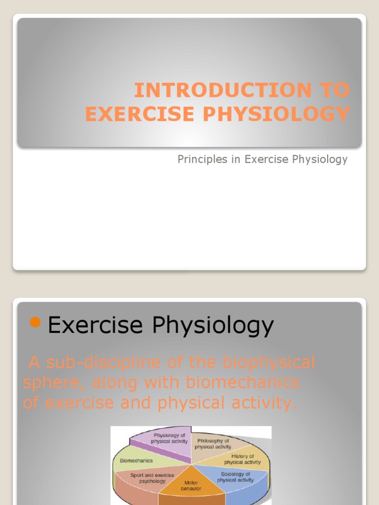 2.0 Introduction To Exercise Physiology SPS135 | PDF | Skeletal Muscle ...