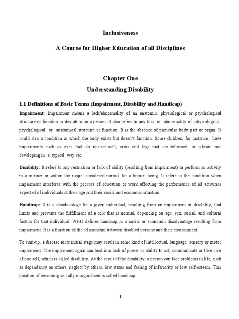Inclusiveness Crush Proggram Module | PDF | Inclusion (Education ...