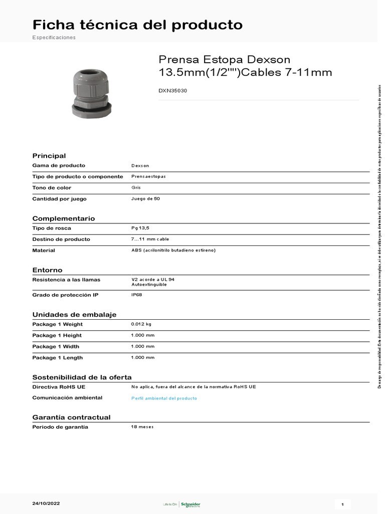 Dexson DXN35030 | PDF