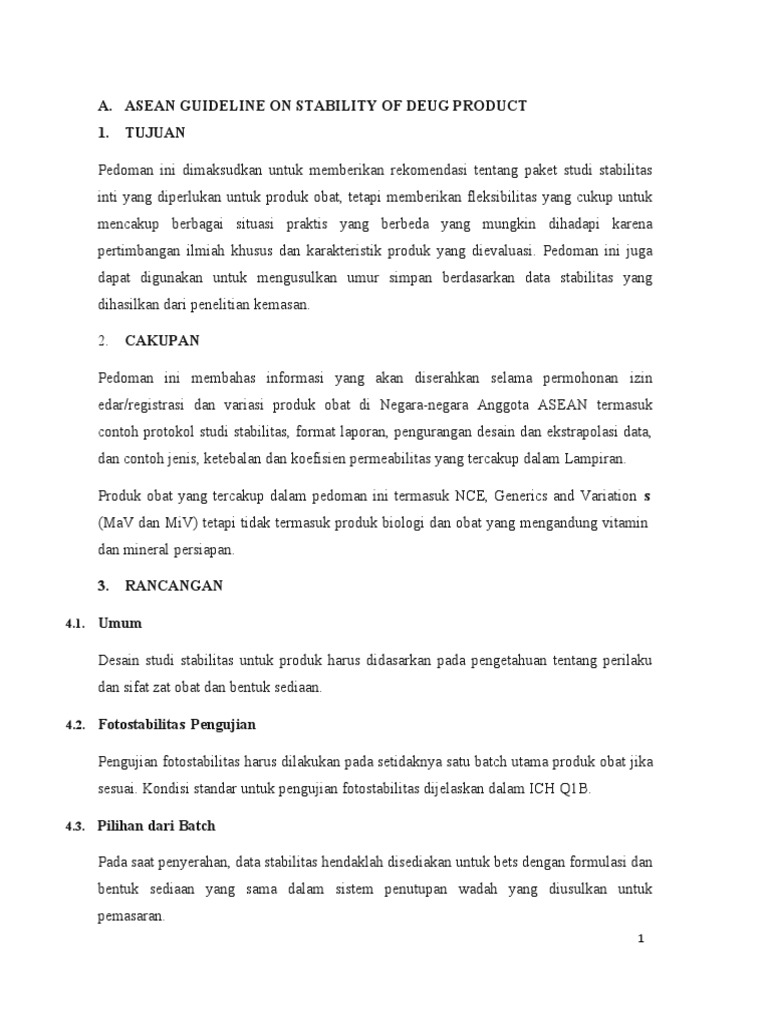 ASEAN GUIDELINE Edit | PDF