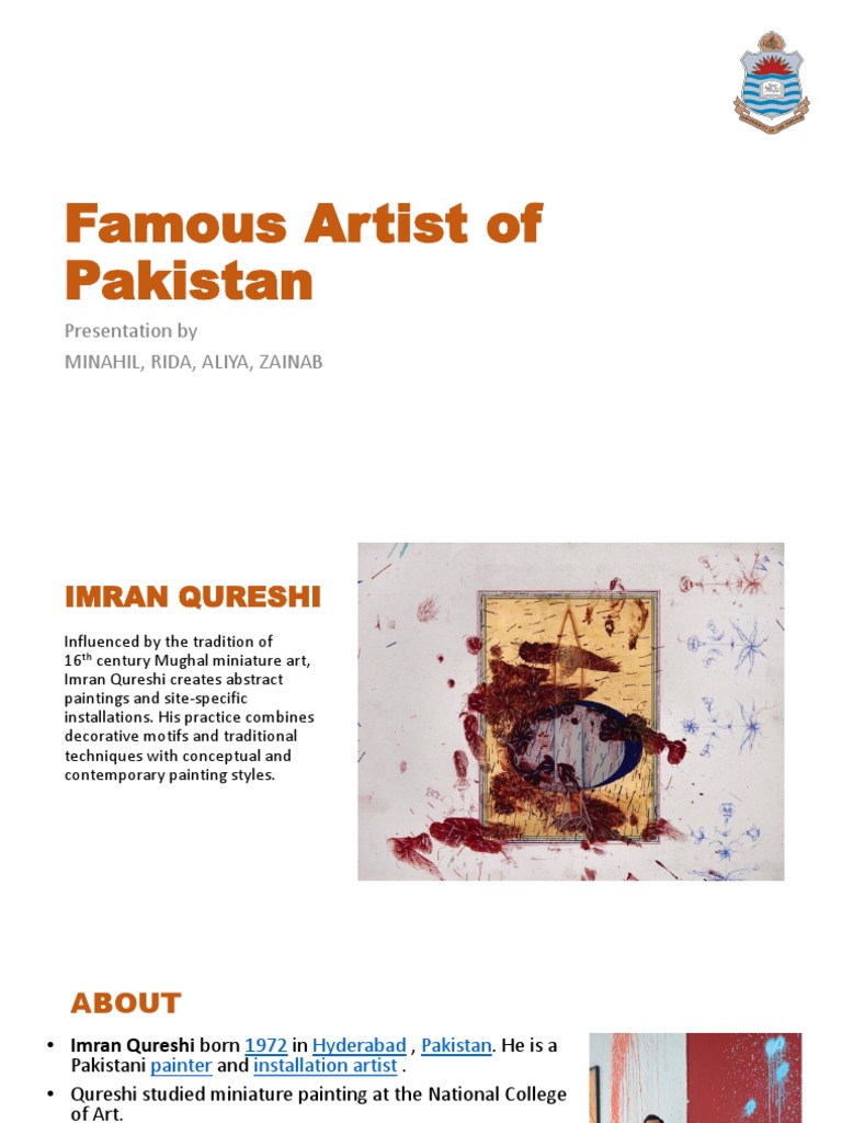 Imran Qureshi | PDF | Paintings | Aesthetics