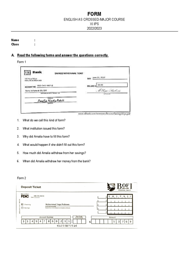 FORM Module Ips | PDF | Business