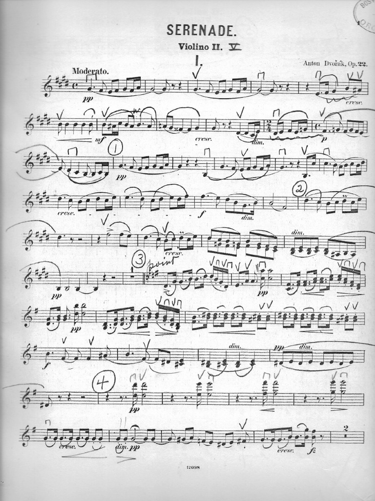 Dvorak Serenade Violin 2 | PDF