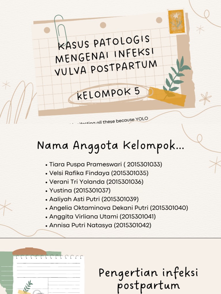 Infeksi Postpartum pada Luka Perineum | PDF | Pengembangan Diri