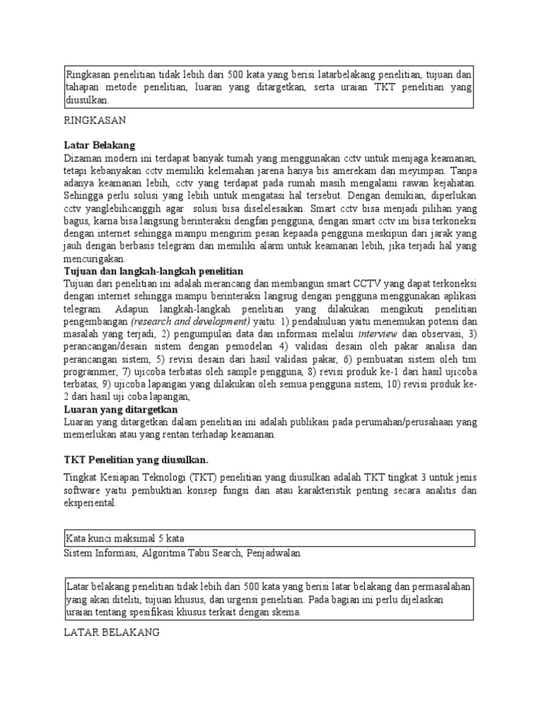 Contoh Proposal Rancang Bangun Sistem Informasi Jadwal Kuliah Dengan ...