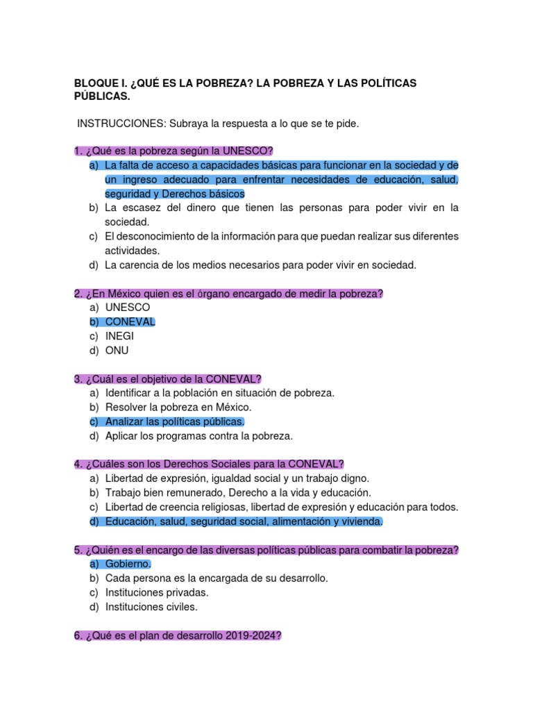 La pobreza y las políticas públicas en México: conceptos, medición e ...