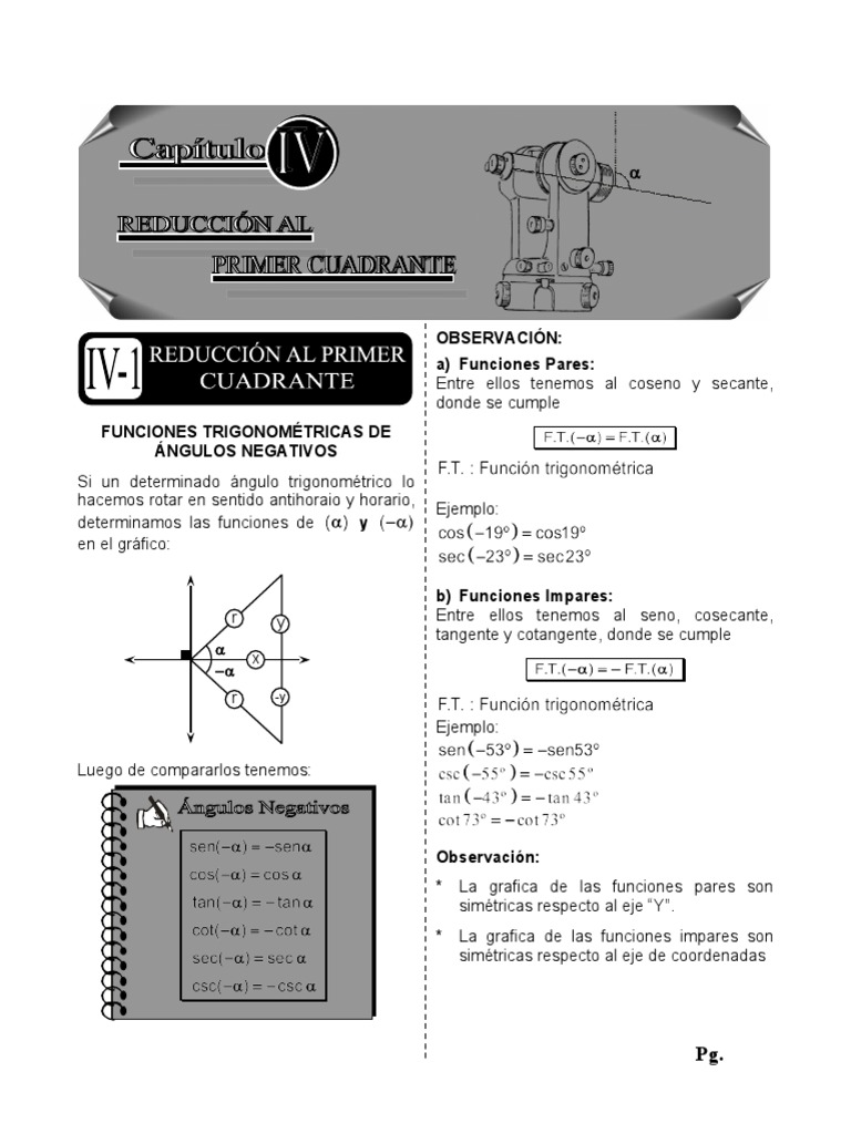 Libro Trigo Parte IV | PDF | Trigonometría | Funciones trigonométricas