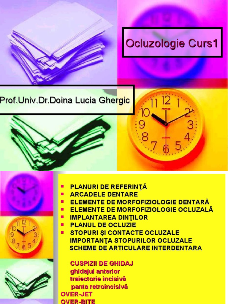 CURS1 Ocluzologie | PDF