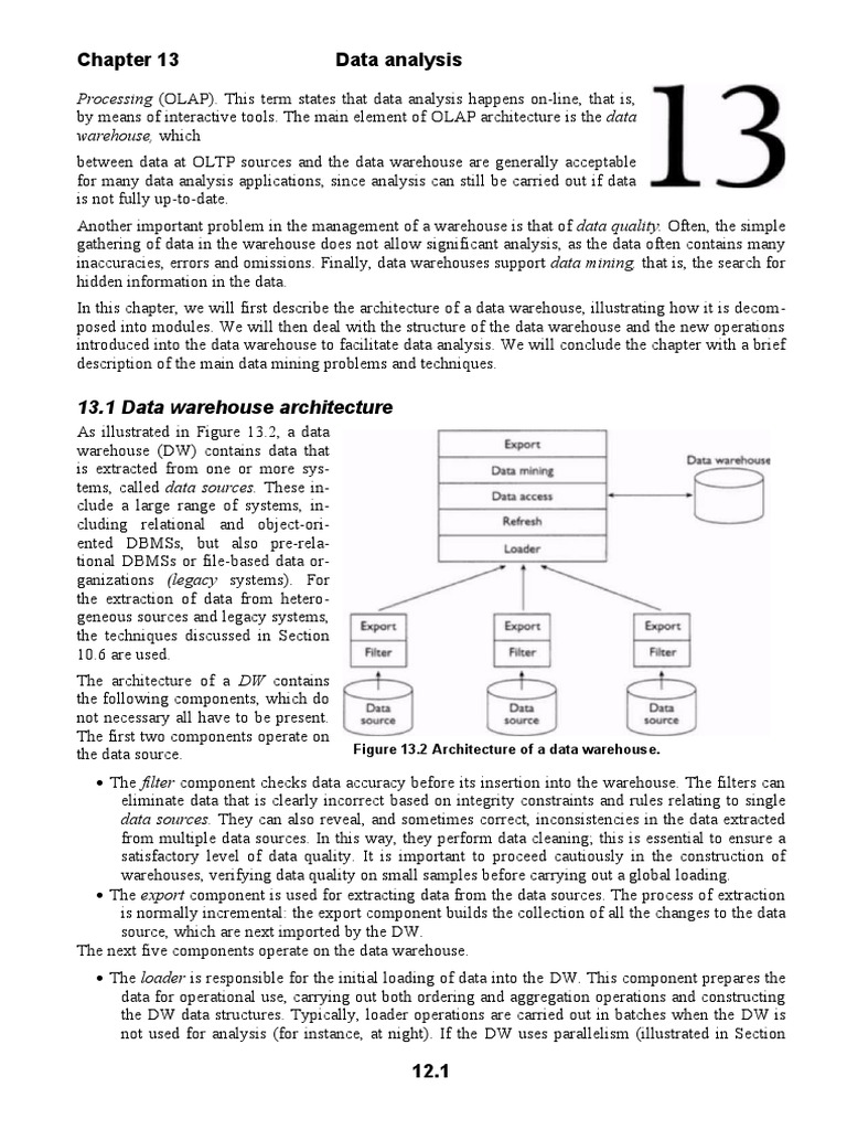 Data Warehouse Architecture and Multidimensional Data Modeling for ...
