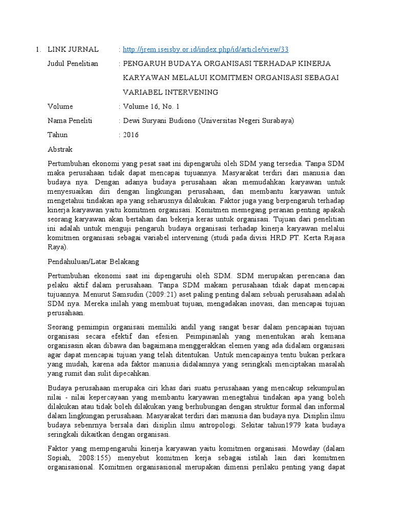 Review 10 Jurnal | PDF | Pengembangan Diri