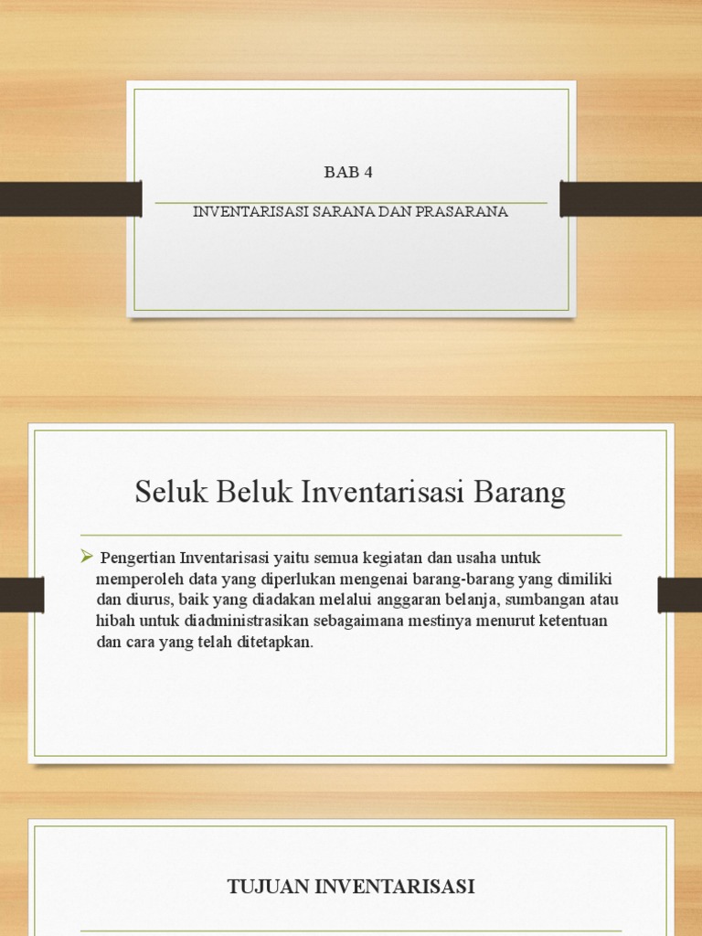 Bab 4 Prentasi Otk Sarpras | PDF