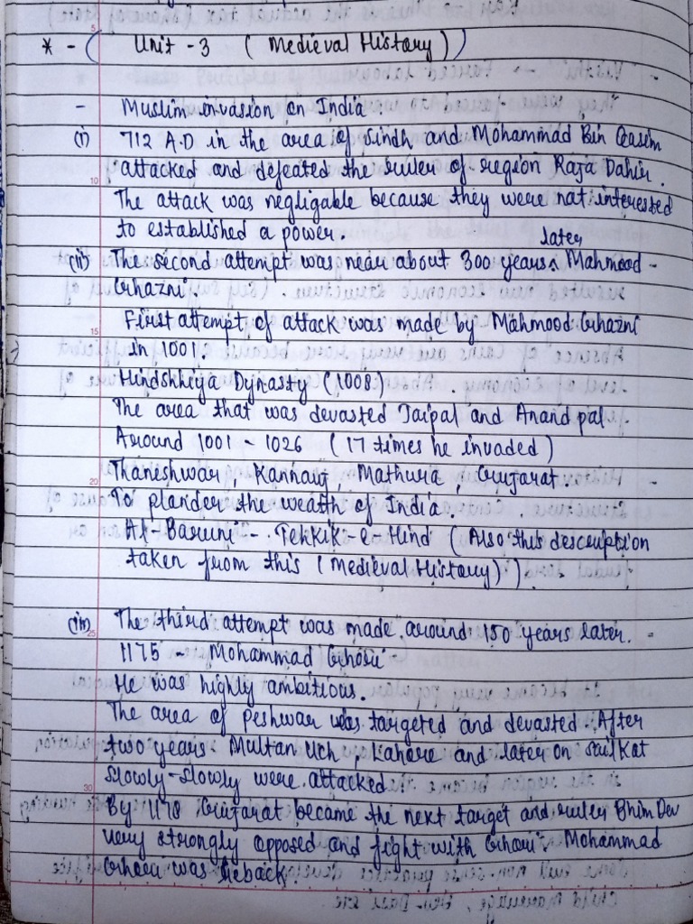 History (Unit III) | PDF