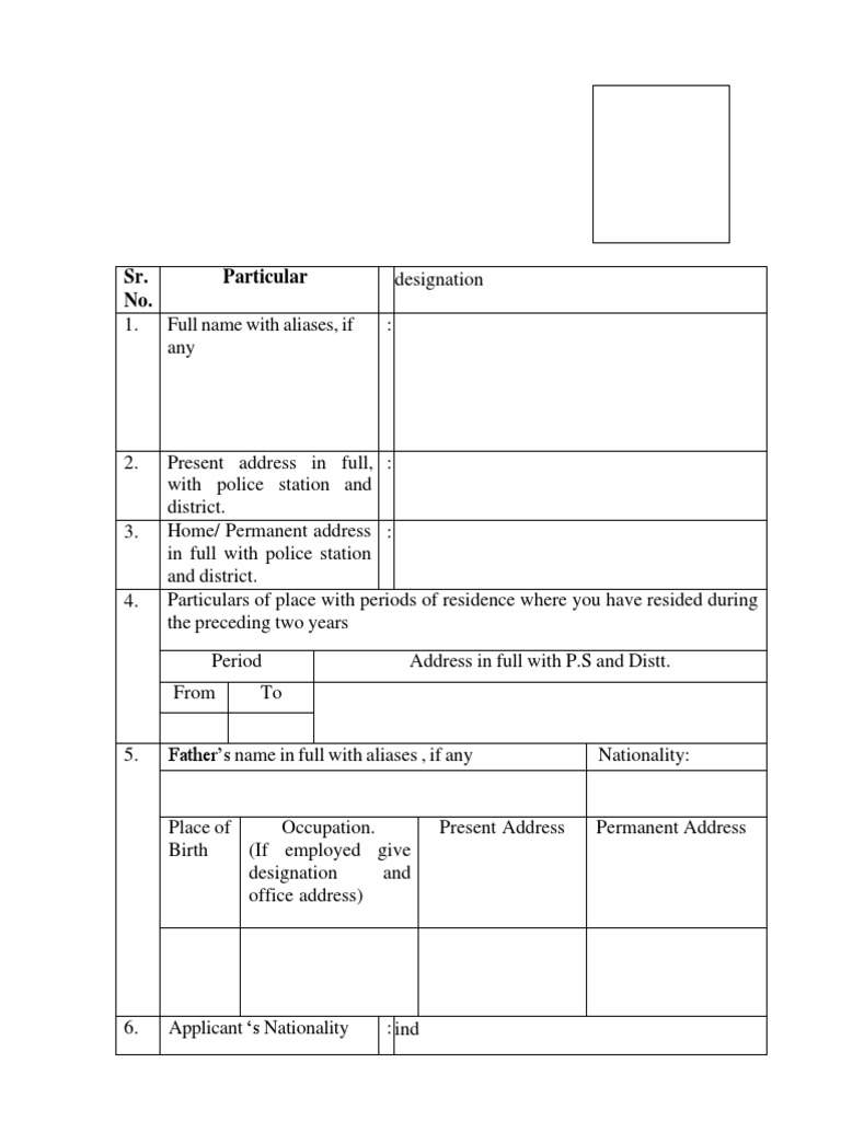BCAS Police Verification Form Guide | PDF | Public Law | Government