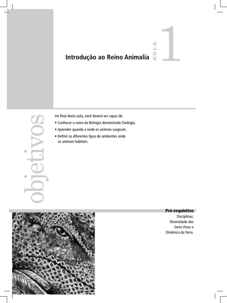 Aula 01 | PDF | Extinção | Biologia Aula 01 | PDF | Extinção | Biologia