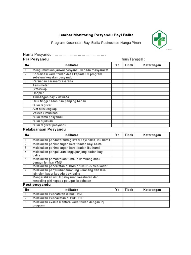 Lembar Monitoring | PDF
