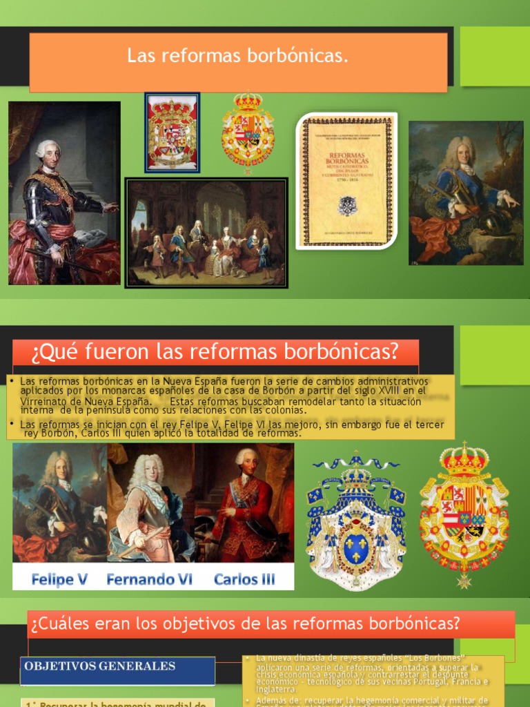 Reformas Borbónicas | PDF | Imperio español | Nueva españa