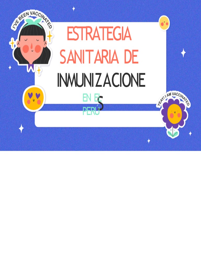 ESNI-Perú: Estrategia Sanitaria Nacional de Inmunizaciones | PDF ...