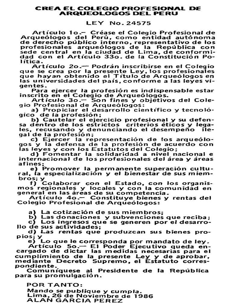 Ley 24575 | PDF