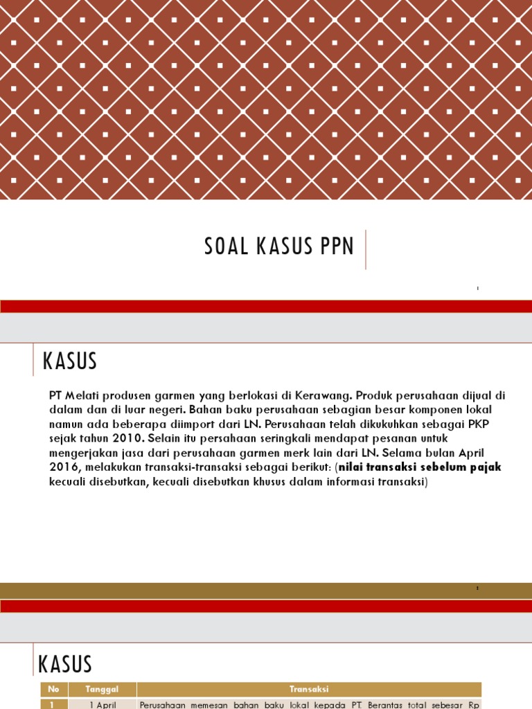 p.15 - Studi Kasus Ppn-Perpajakan Dan Lan | PDF