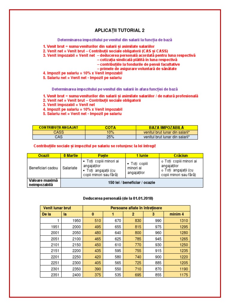 Aplicatii Tutorial 2 - Rezolvari | PDF
