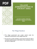 Role of the Gramini in Village Administration | PDF