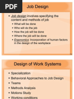 Chapter 7 Work Design and Measurement | PDF | Employment | Economies
