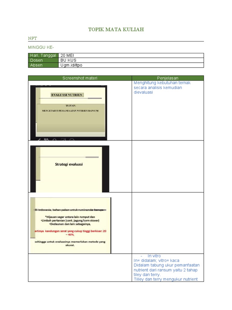 NPT 20 Mei Bu Kus | PDF