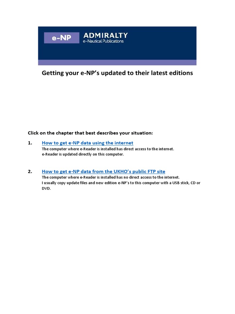 e-NP How To Get New Edition e-NP's (Download) | PDF | File Transfer Protocol | Internet