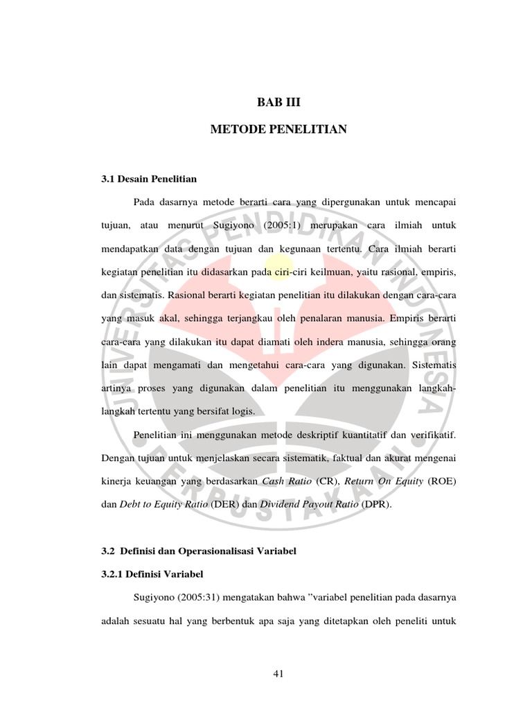 Contoh Bab 3 Part 2 | PDF