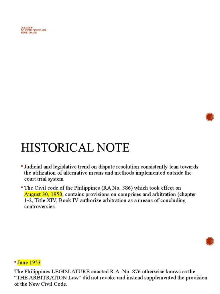 Adr Powerpoint | Download Free PDF | Alternative Dispute Resolution | Mediation