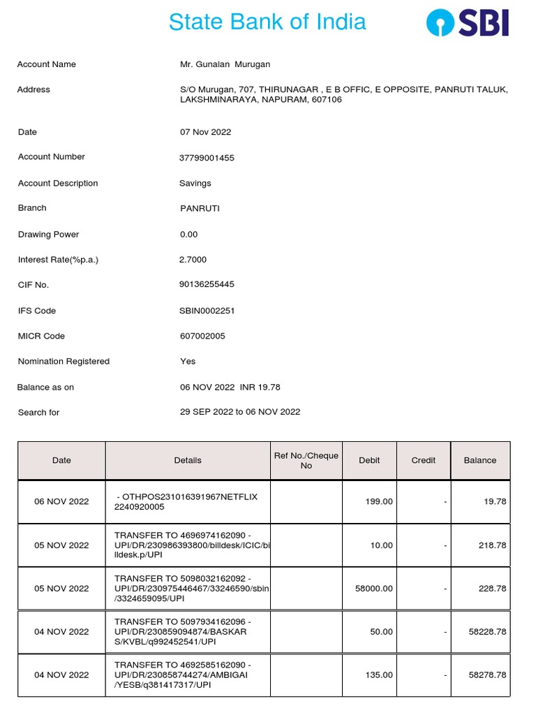 Account Statement Unlocked | PDF | Payments | Finance & Money Management