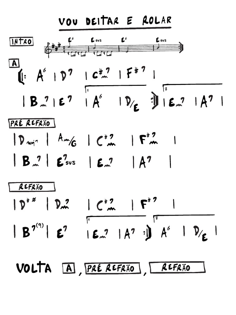 Vou Deitar e Rolar | PDF