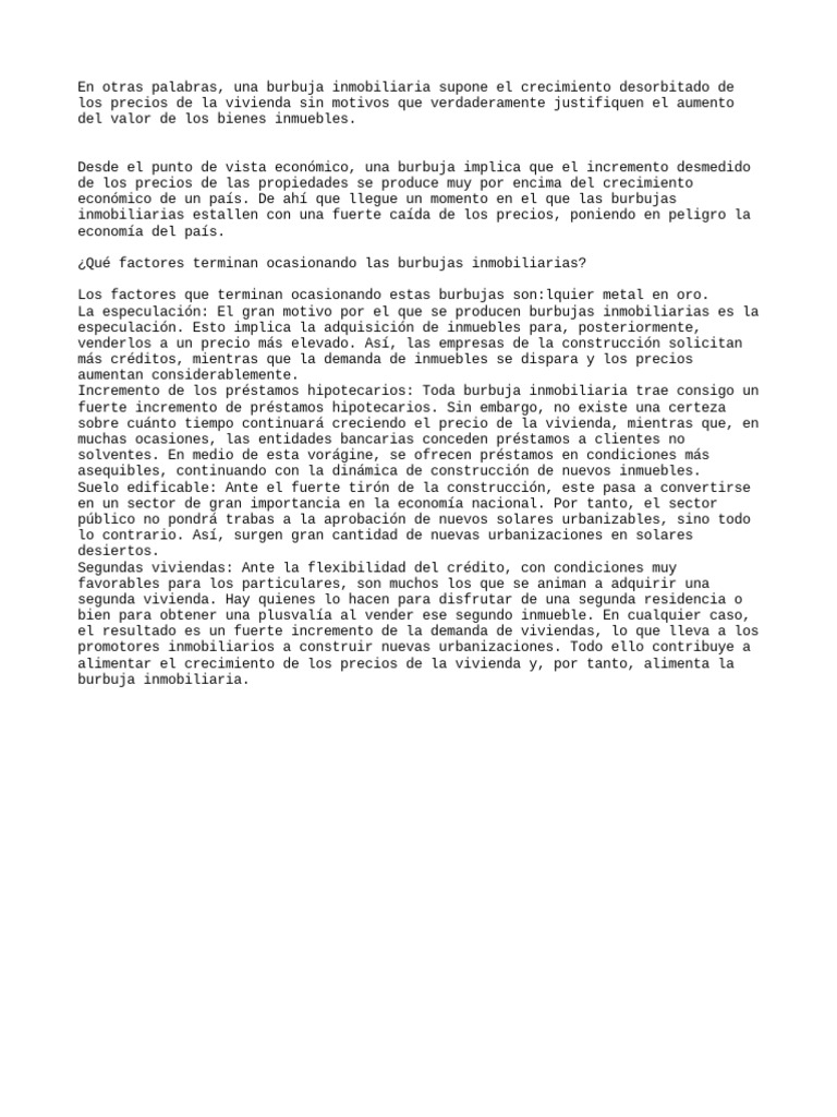 La Burbuja | PDF | Derecho