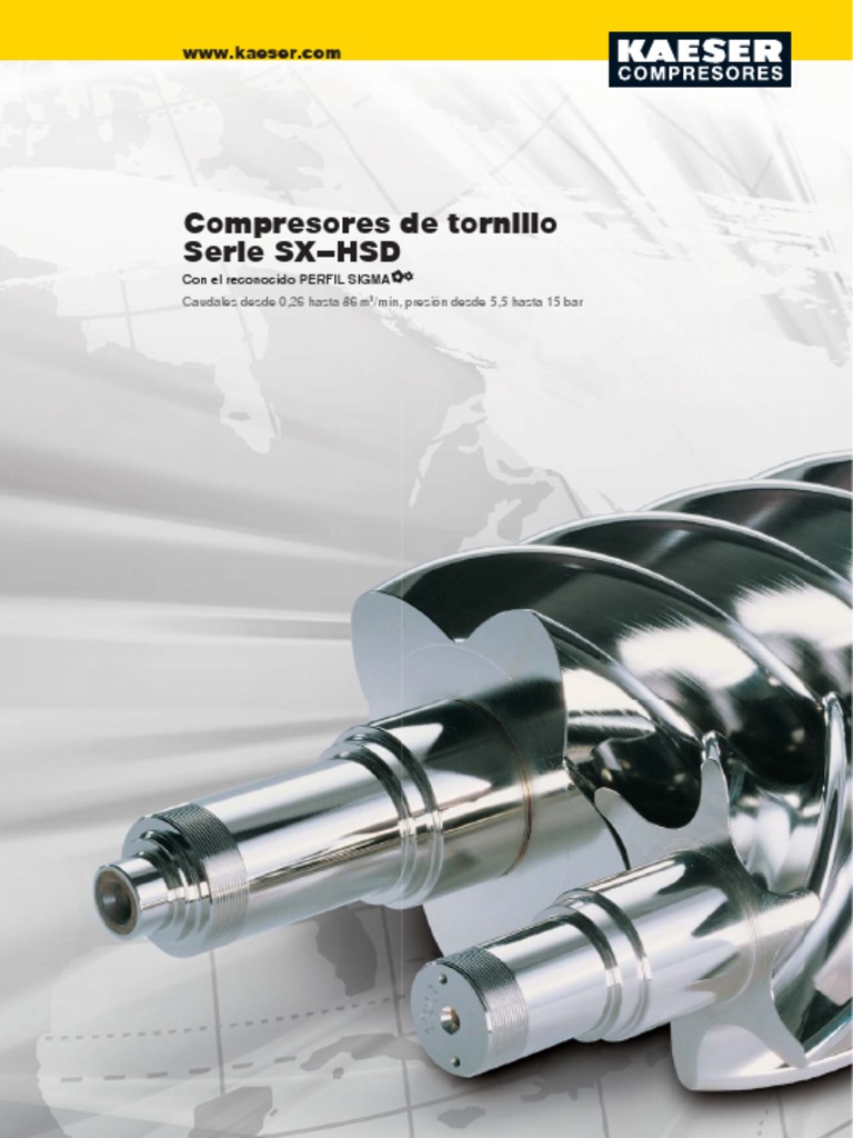 Compresores de Tornillo Serie SX-HSD: Con El Reconocido PERFIL SIGMA ...