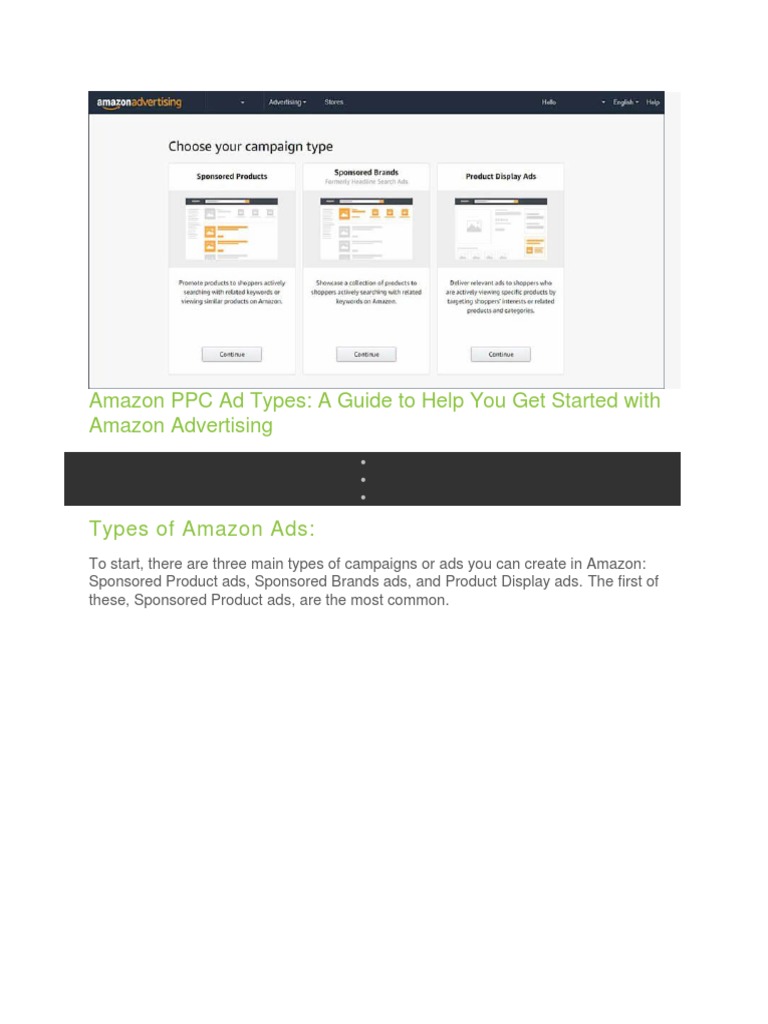 A Comprehensive Guide to Amazon Advertising: Understanding Amazon Ad ...