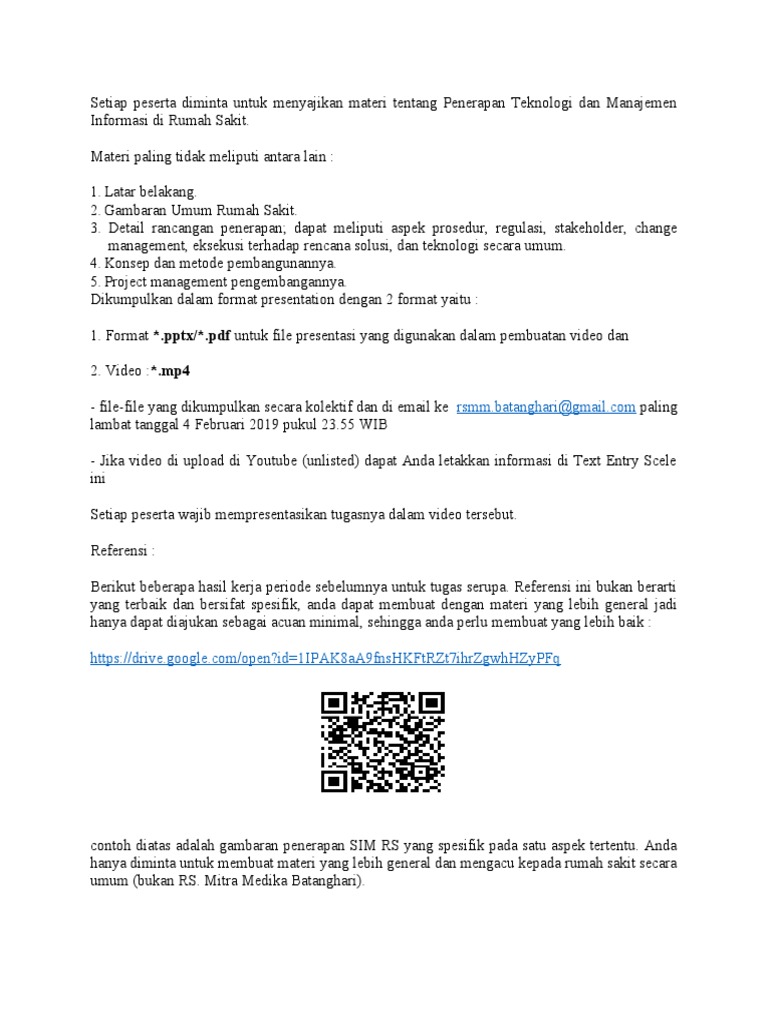 Assignment Simrs | PDF