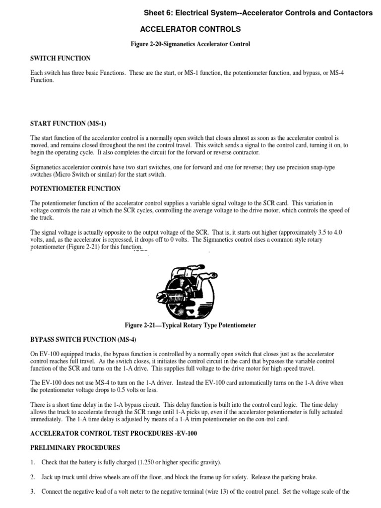 Understanding Accelerator Controls and Contactors for Electric Trucks ...