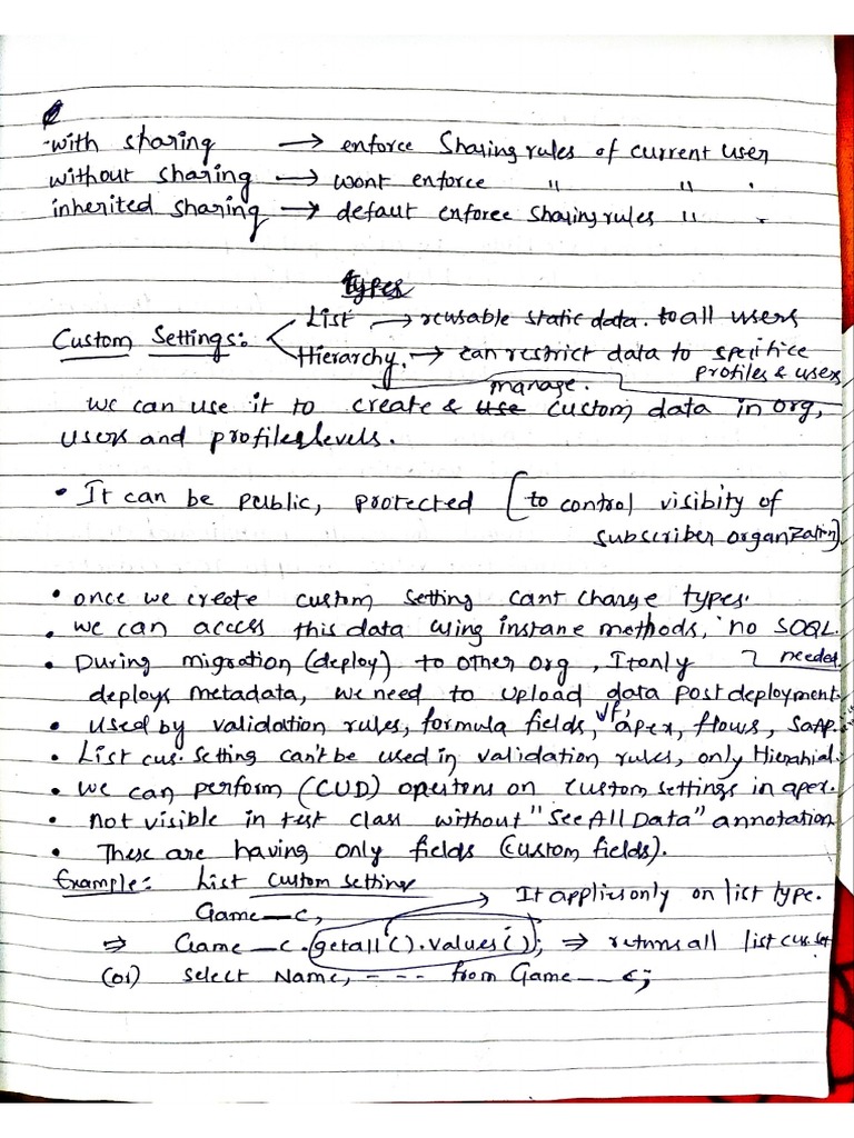 Salesforce Notes | PDF