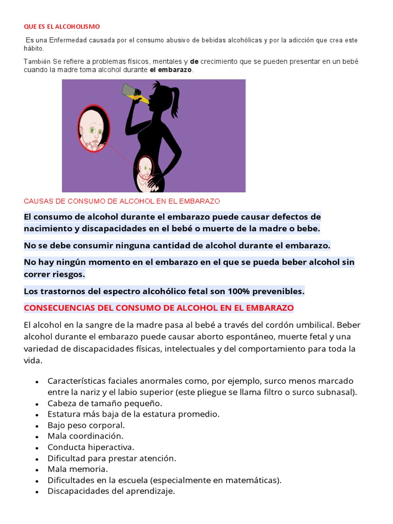 Que Es El Alcoholismo | PDF | Nicotina | Alcoholismo
