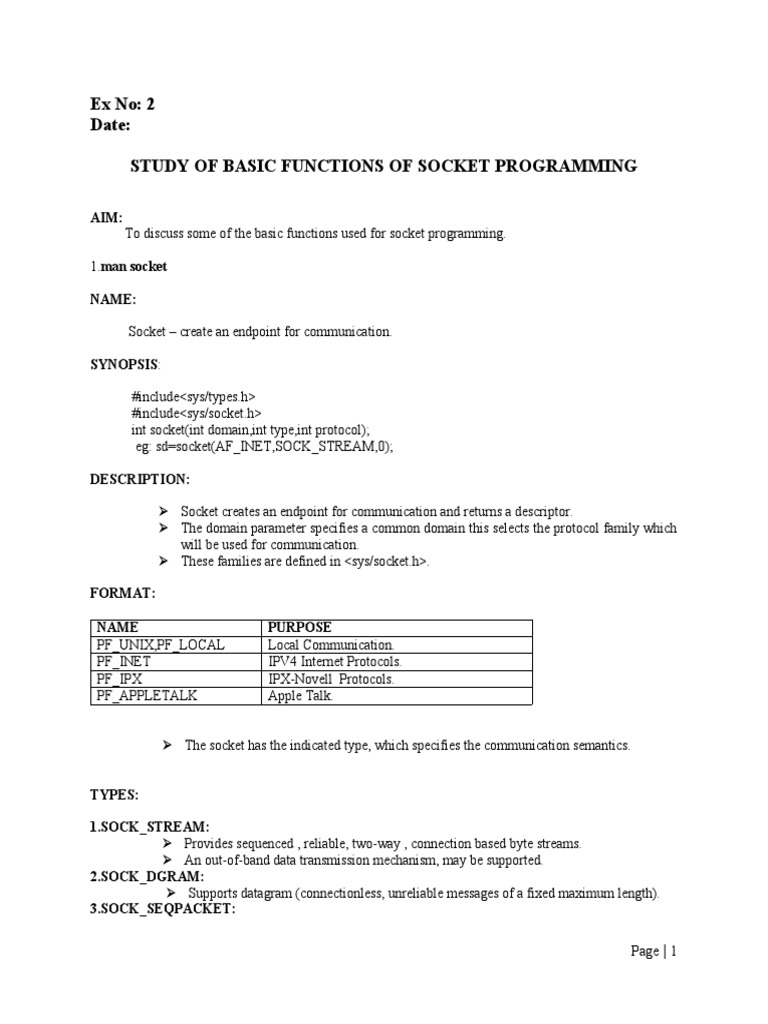 18csc302j Computer Networks Lab Ex No 2 Pdf Computer Programming Computer Standards 