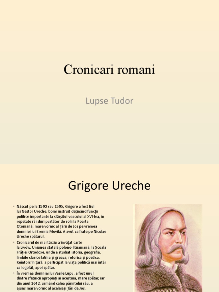 Cronicari Romani | PDF