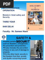 Hotel Safety and Security Checklist | PDF