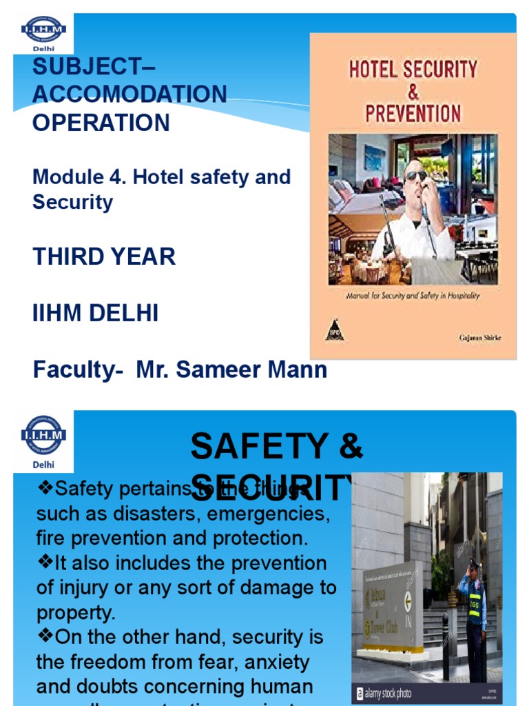 Module 4 Safety & Security | PDF | Safety | Physician