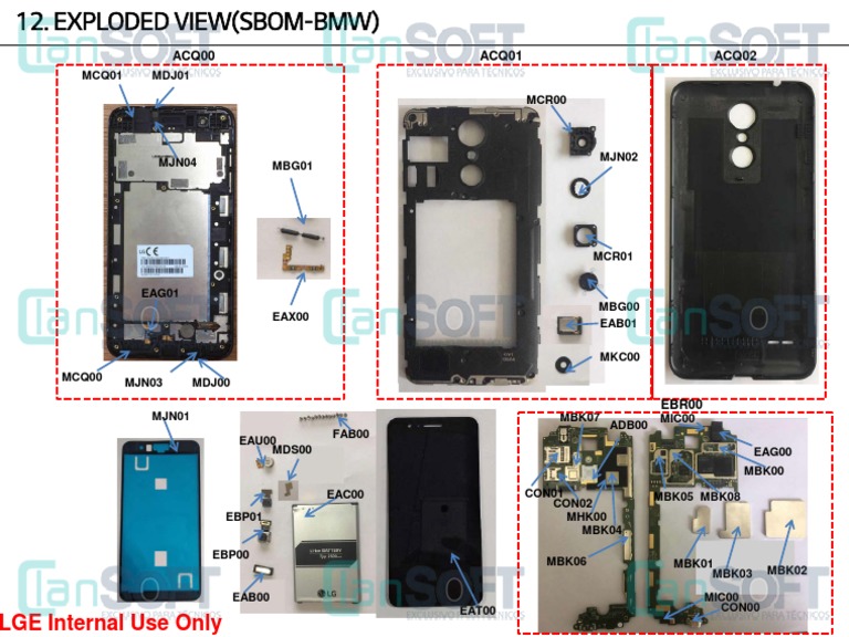 SBOM Exploded View BMW Parts | PDF