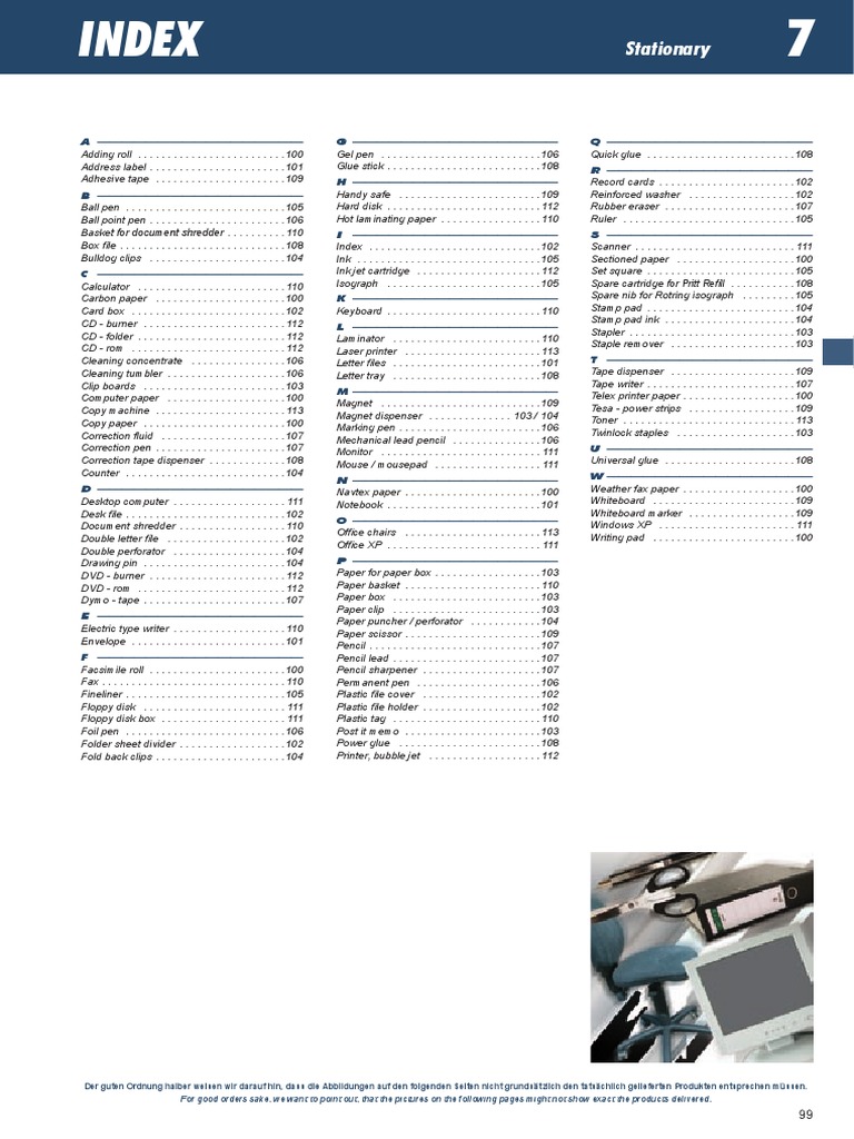 Stationary | PDF | Printing | Computer Hardware