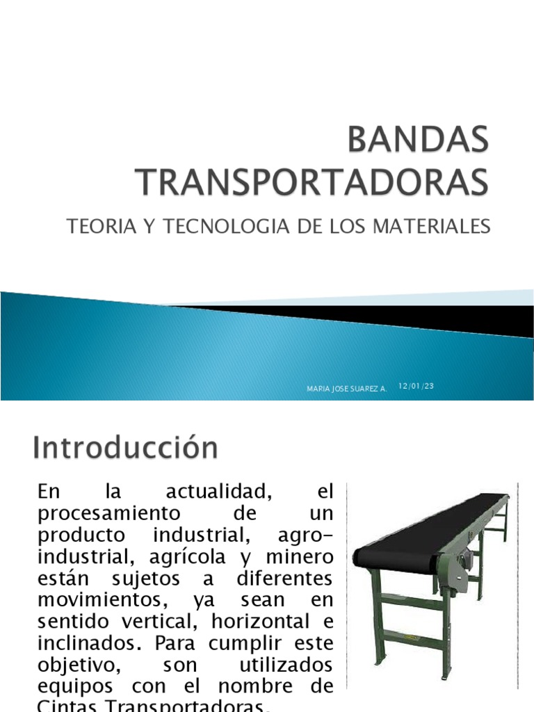 Bandas Transportadoras | PDF | Materiales | Química