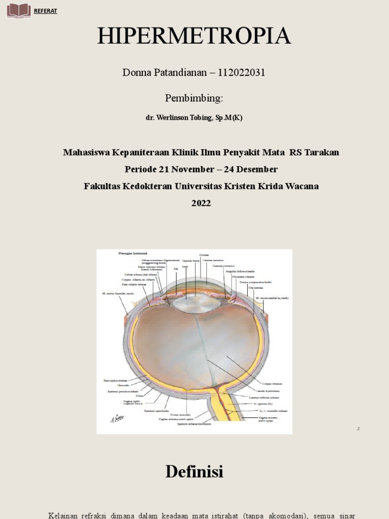 Refrat Donna Hipermetropia | PDF | Pengembangan Diri | Kesehatan Holistik