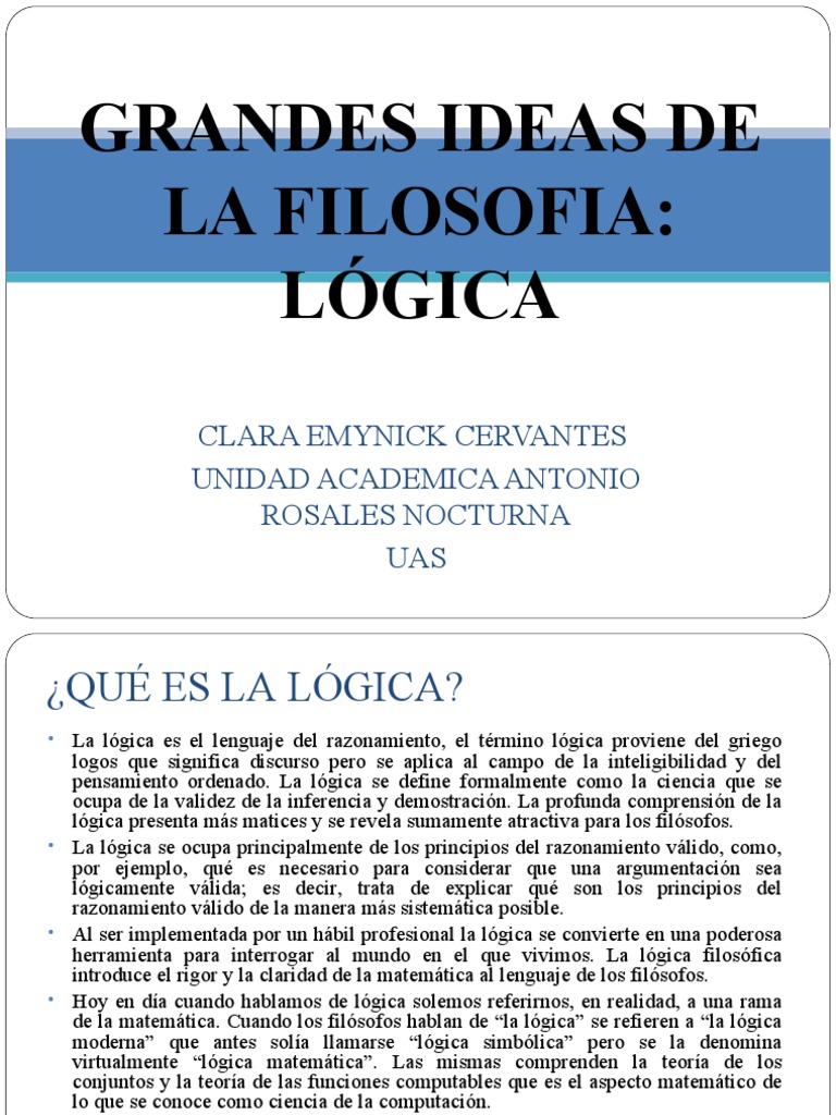 Historia de La Logica | PDF | Lógica | Razonamiento inductivo