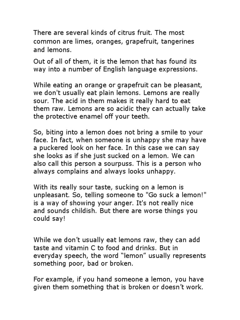 5.When Life Gives You Lemons | PDF